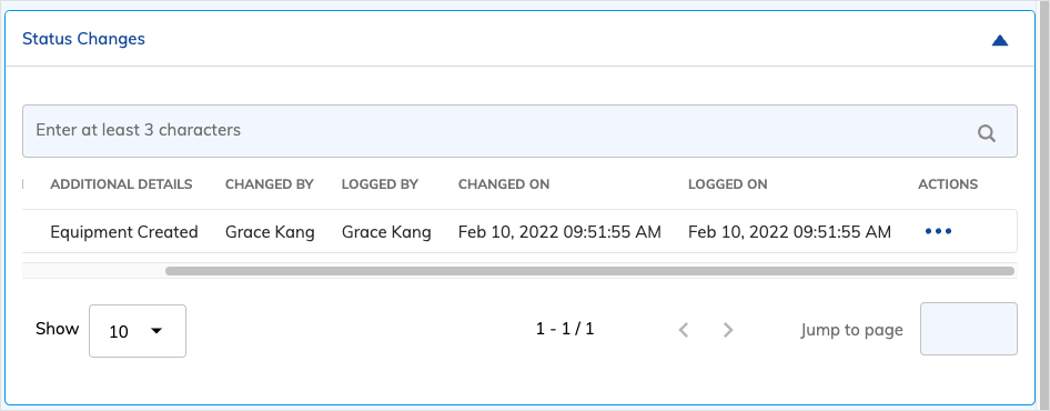 View the maintenance log – Help Center