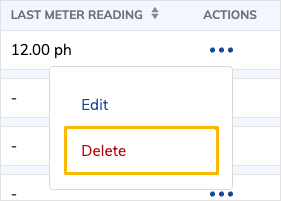 Delete meters – Help Center