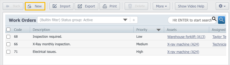 Create a work order – Help Center