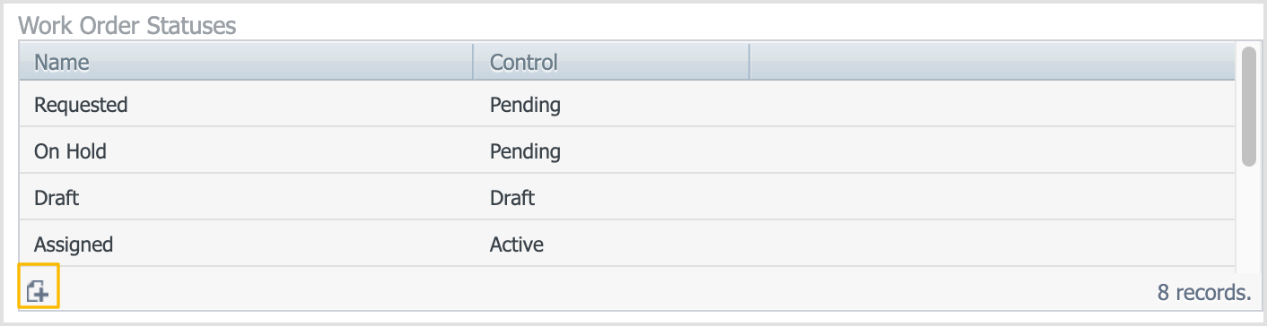 Create a new work order status – Help Center