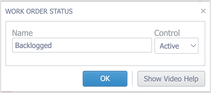 Create a new work order status – Help Center