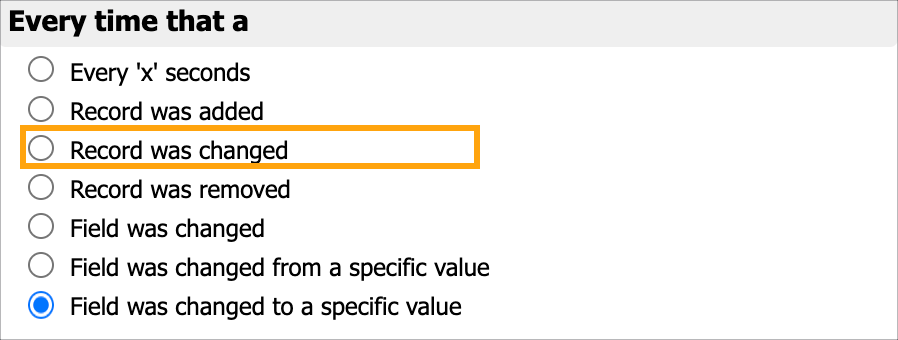Workflow triggers – Help Center