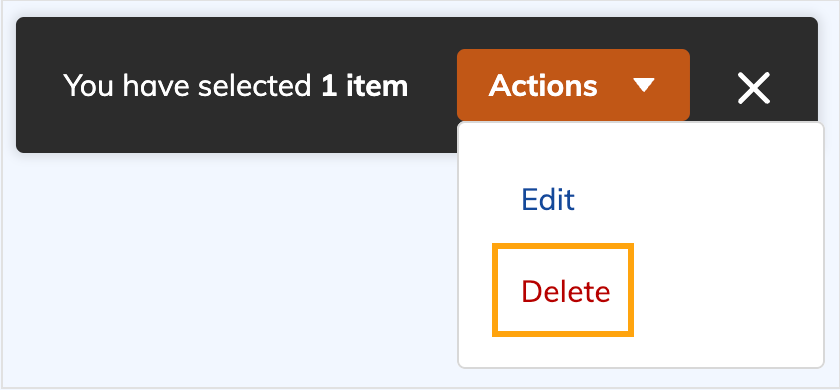 Delete equipment – Help Center