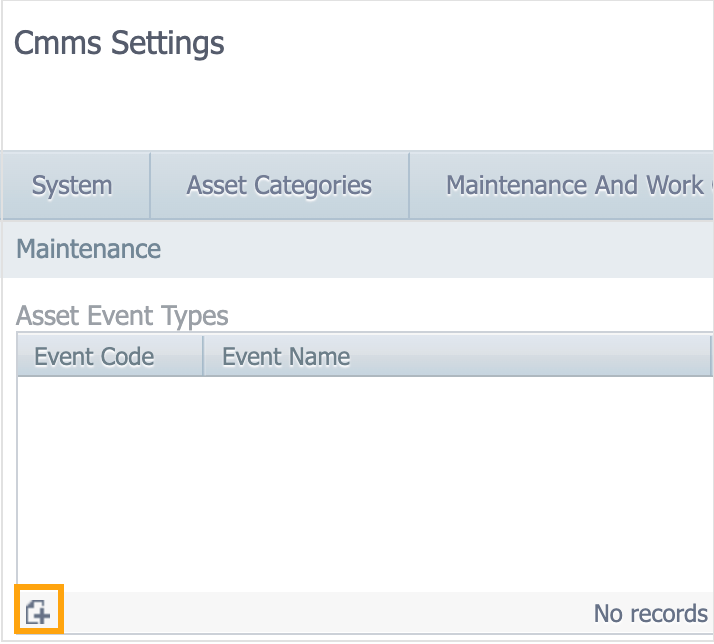 Create an asset event type – Help Center